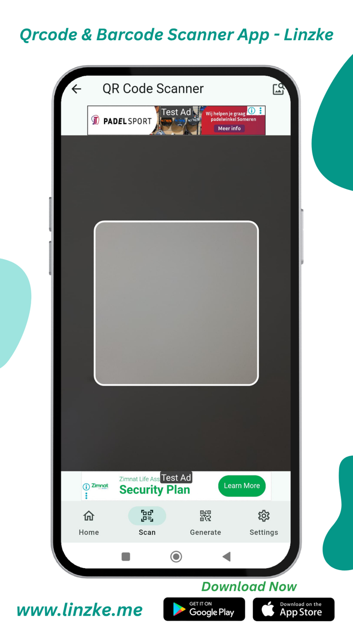 QR Code & Barcode App – Linzke by quickro | CodeCanyon